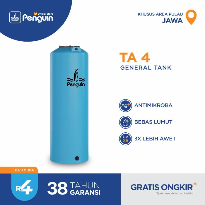 Promo Penguin TA-4 400 Liter Toren Tandon Tangki Air - Biru Muda Cicil ...
