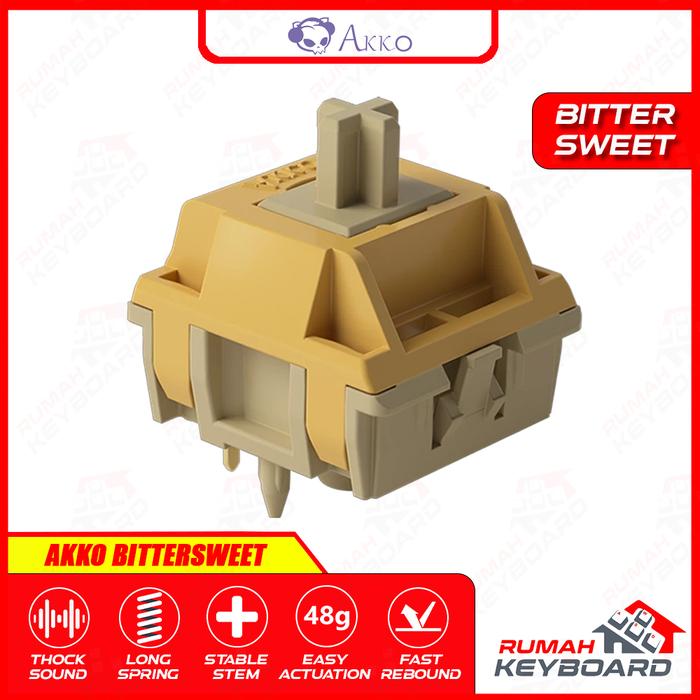 Jual AKKO BITTERSWEET - 5 PIN - 48g - PCB Mount - Tactile - Switch ...