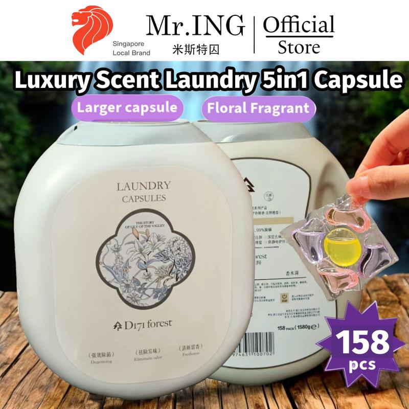 (158pcs) Mr.Ing 5in1 Hotel Aroma Premium Laundry Capsule Infusing ...