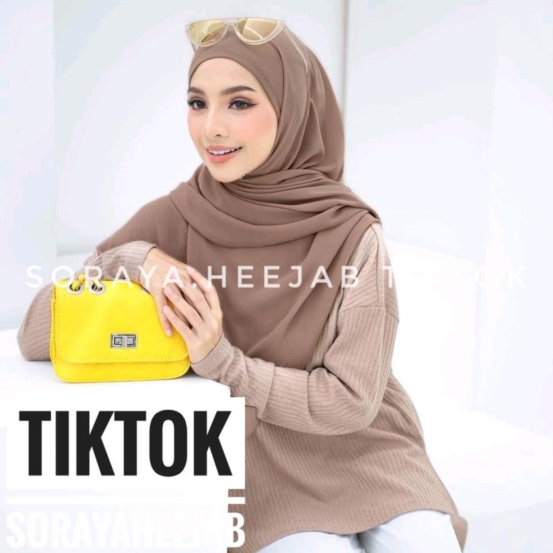 2 Meter Shawl Plain Chiffon / Shawl Chiffon Keknis - TikTok Shop Malaysia