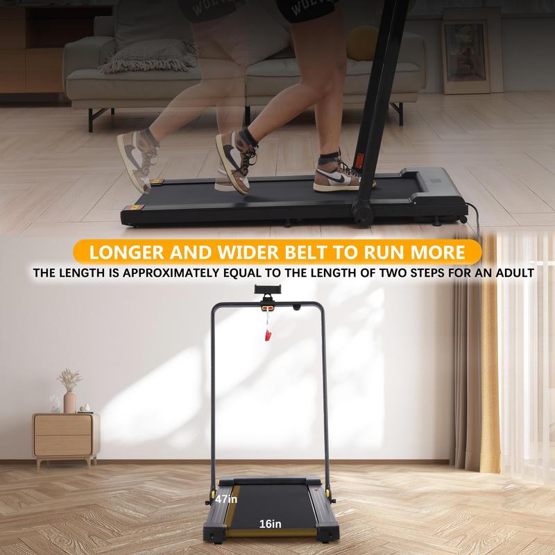 LICHICO/YRUN 2-in-1 Electric Folding Treadmill with Flat/Incline ...