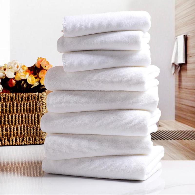 [Ready Stock] 1 PCS White Plain Towel Hotel Towel Tuala Putih - TikTok ...