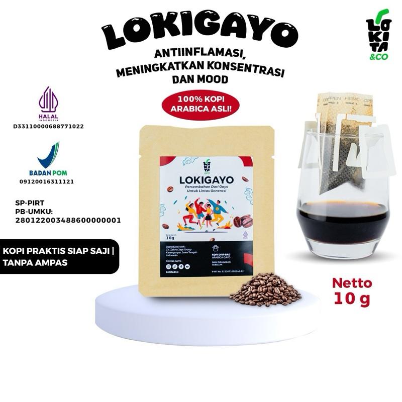 Kopi Drip Bag Premium Arabica (100% COFFEE) DRIP COFFEE LOKIGAYO - Shop ...