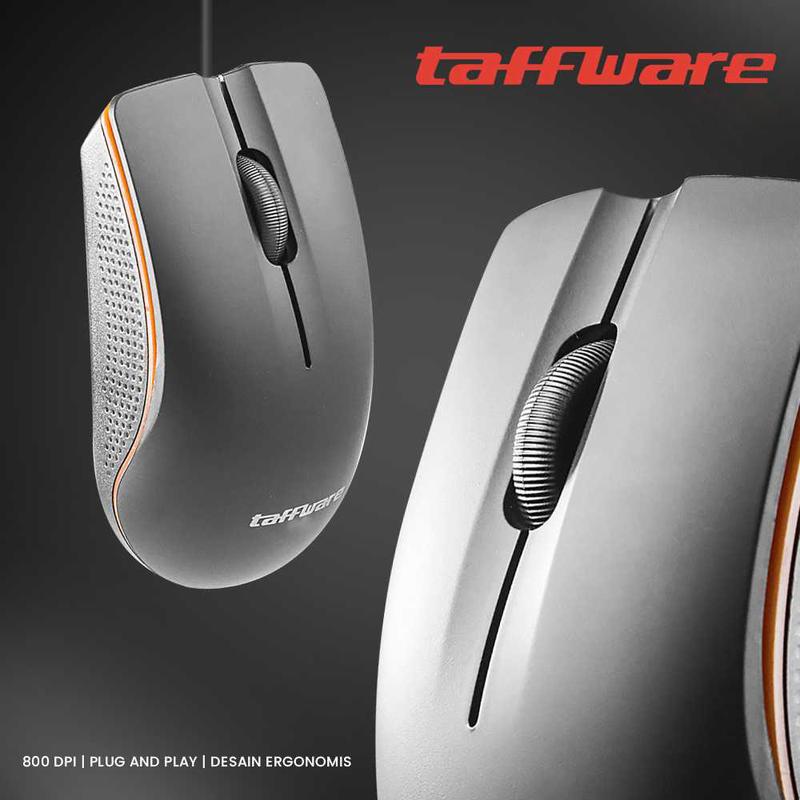 Taffware Wired Mouse USB 800 DPI - M20 - Black - Shop | Tokopedia