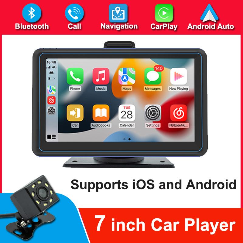 7 Inch Car Portable MP5 Player support Wireless Carplay&Android-auto ...
