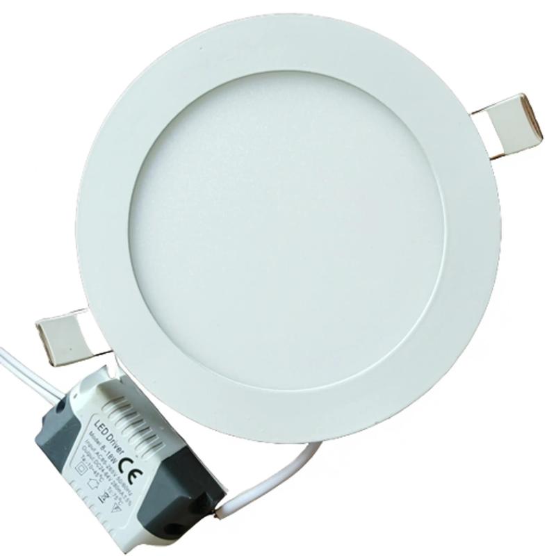 Ceiling LED Panel Light Lampu Pin Recessed Downlight Round White ...