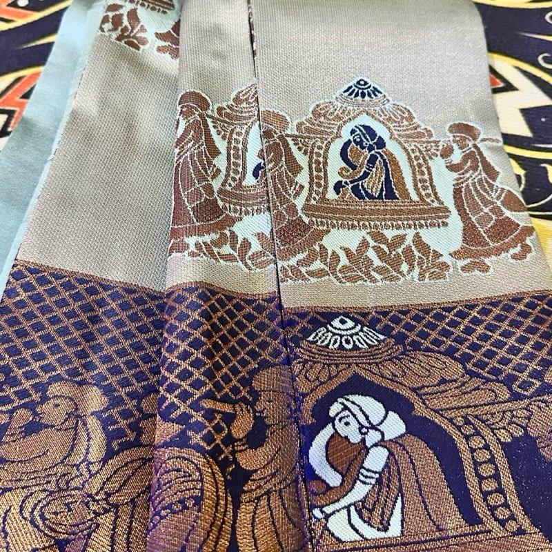 Trending Pallaku Saree light weight silk saree Dress - TikTok Shop Malaysia