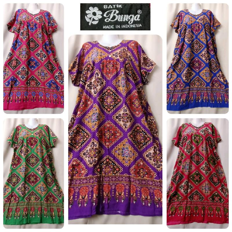B5 (Bunga) Baju Tidur Batik/Baju Batik - Cotton Indonesia / Batik ...