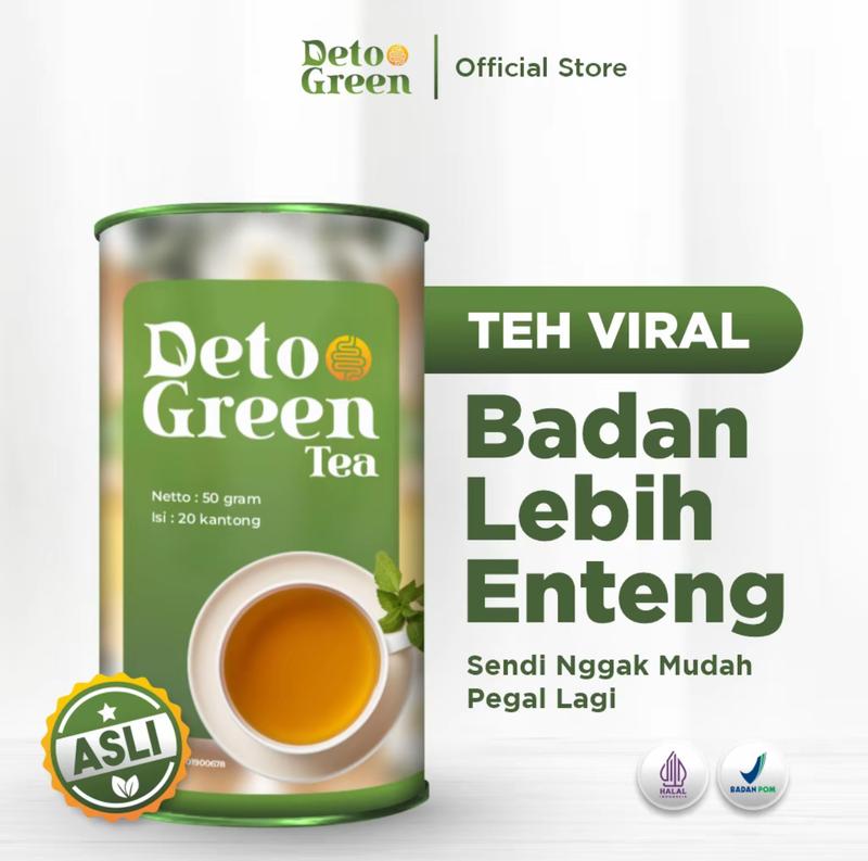 PROMO DETOGREEN ISI 20 KANTONG ORIGINAL TEH HIJAU HERBAL BPOM - Shop ...