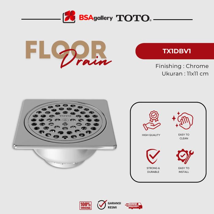Jual SARINGAN GOT TOTO TX 1 DBV1 / FLOOR DRAIN ORIGINAL TOTO ...