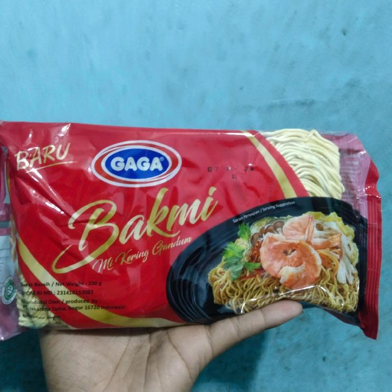 [1DUS ISI 20PCS] GAGA Bakmi Noodles 200gram - Shop | Tokopedia