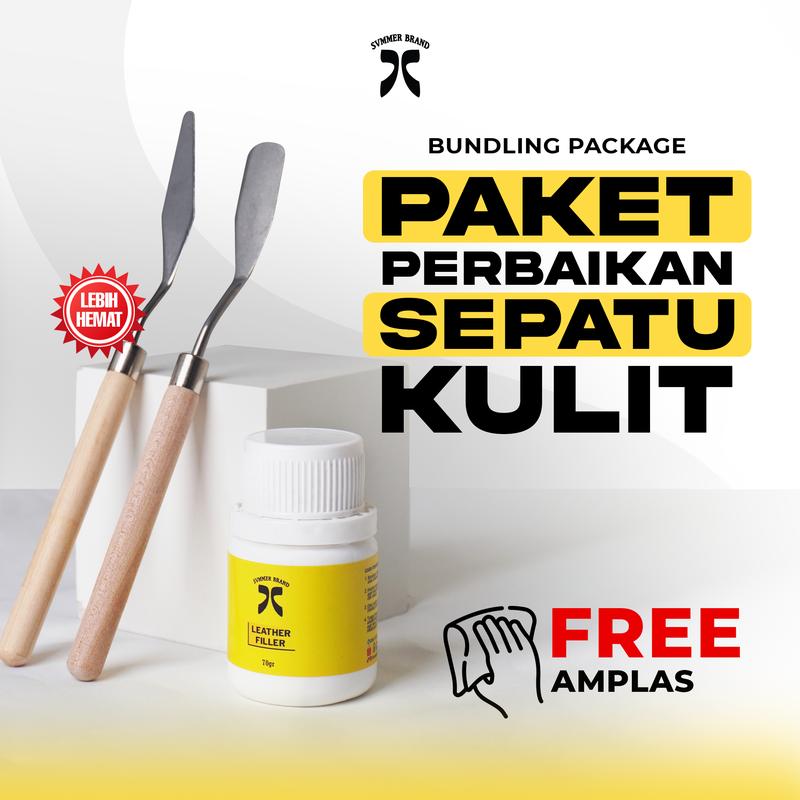 Paket Dempul Sepatu Kulit Leather Filler Tas Jok Sofa Dompet - Shop ...