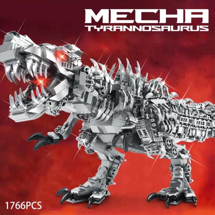 Jual 1766 PCS Battle Mech T-Rex Tyrannosaurus Blok Bangunan Kit Model ...