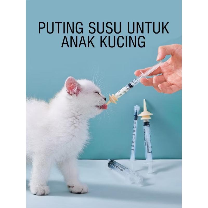 Syringe Puting Susu Anak Kucing Silicone Pacifiers For Babies, - TikTok ...