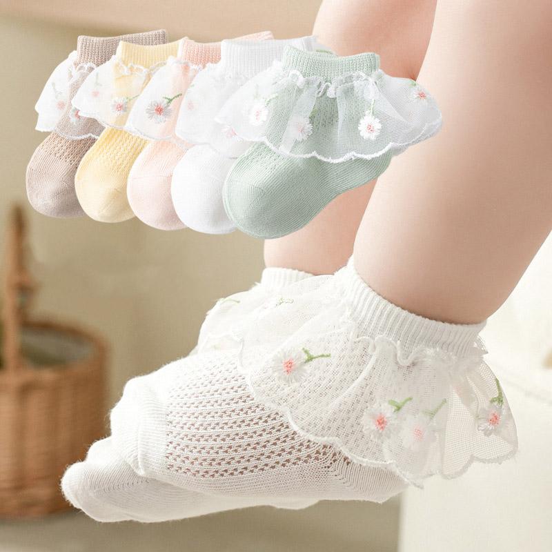 Stokin Renda Bayi, Rekaan Bunga Comel, Jaringan Bernafas dan - TikTok ...