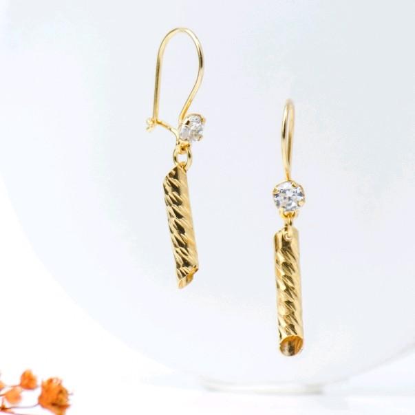 Anting Kait Motif Bambu silver 925 - Shop | Tokopedia