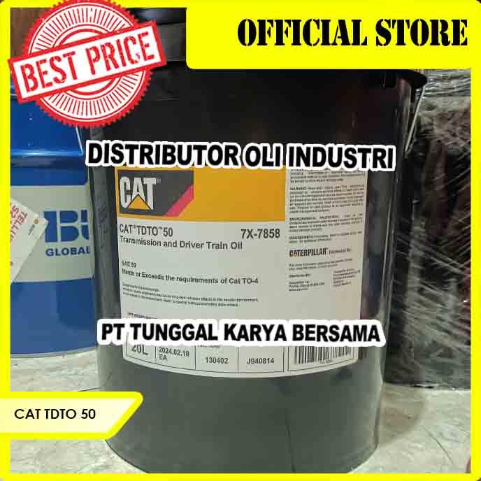 Jual CATERPILLAR CAT TDTO SAE 50 ( 7X-7858 ) - 20 L - Kota Tangerang ...