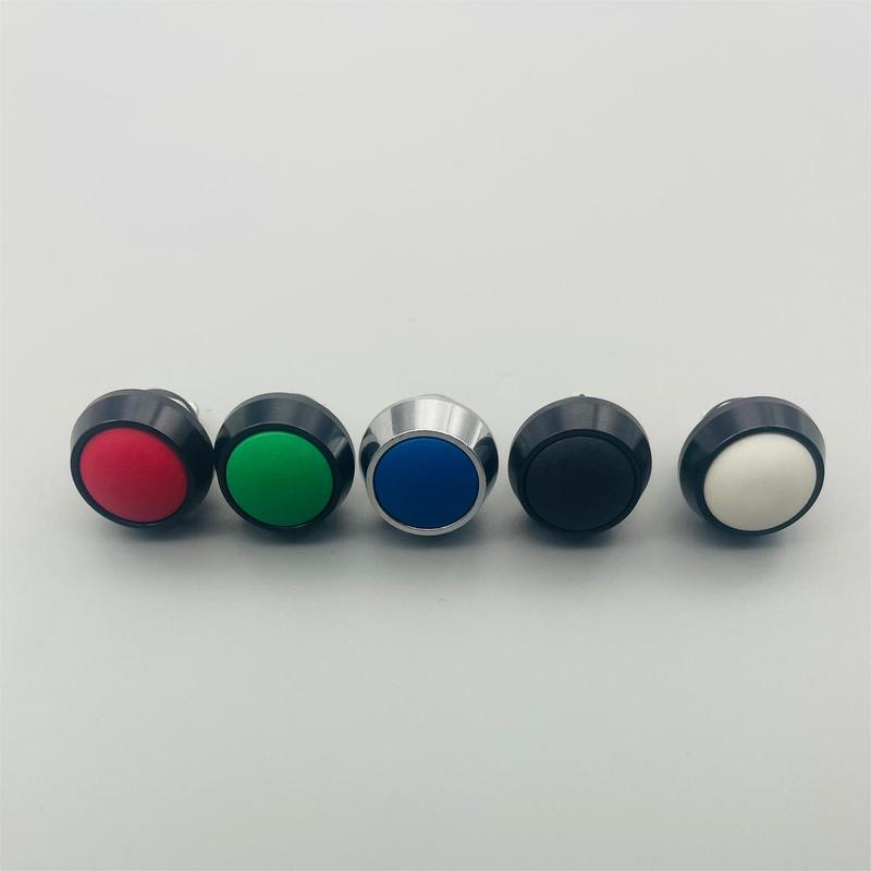 Metal button switch 12mm large head self resetting solder joint ...