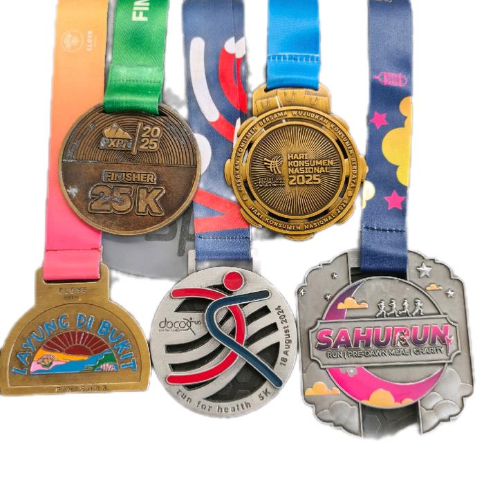 Jual Medali Finisher Event Lari Running 2024 2025 - Medali Lari 5k ...