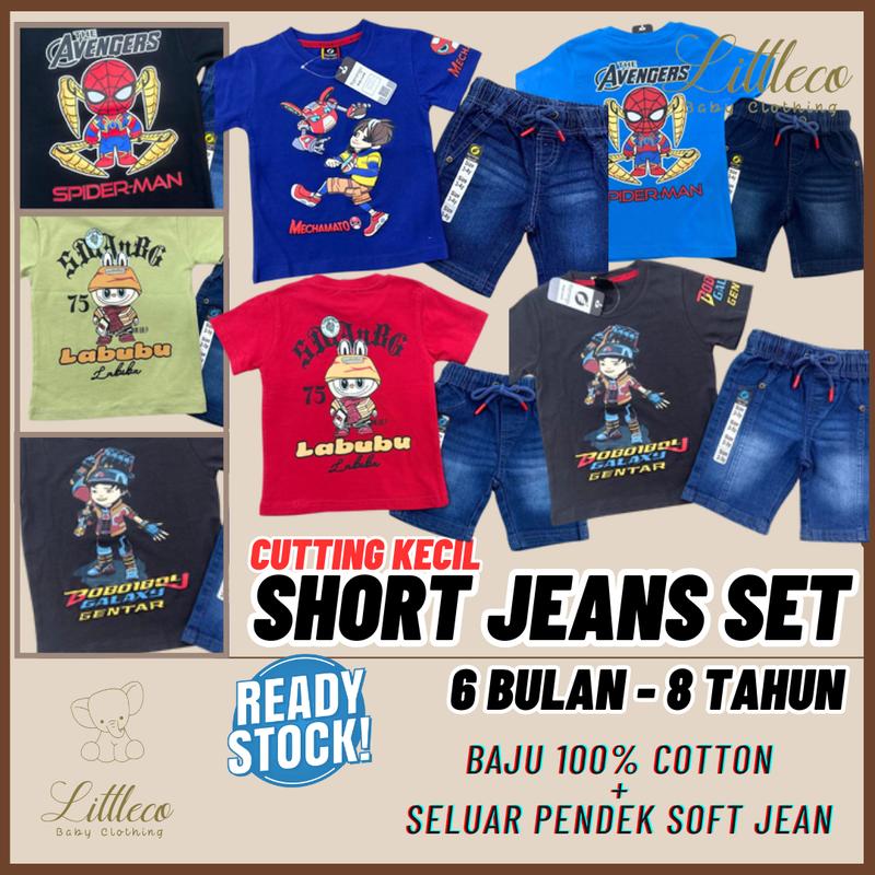 (CUTTING KECIL) Set 3 budak lelaki (100% cotton t shirt with - TikTok ...