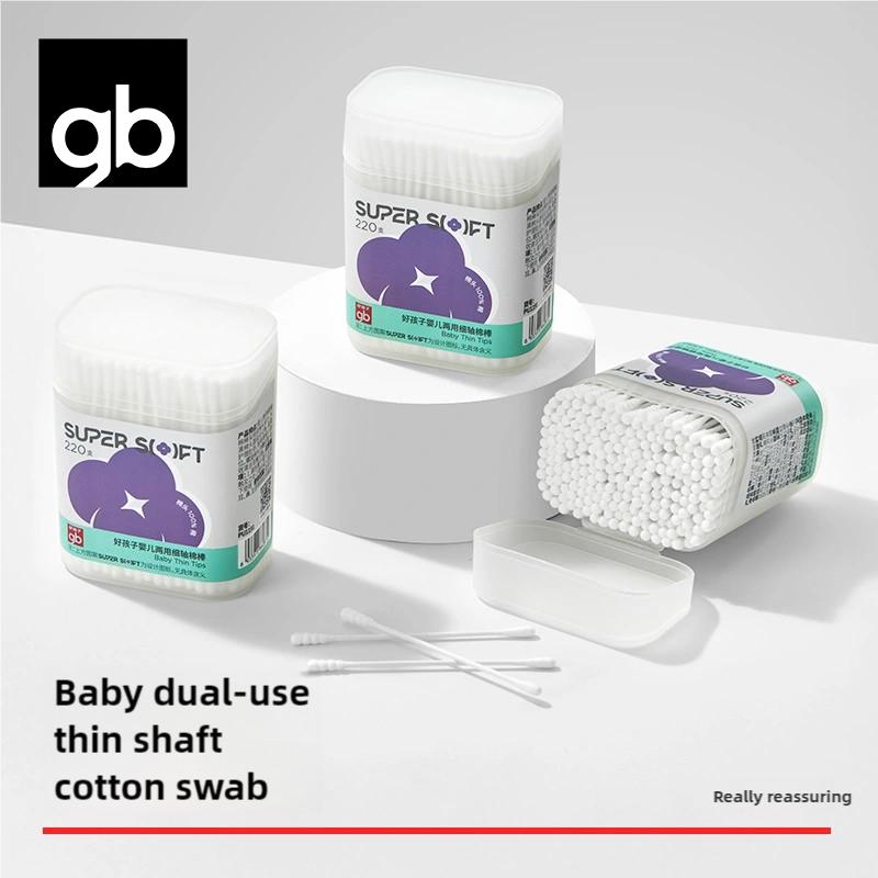 gb baby thin shaft cotton swab baby cleaning care cotton swa - TikTok ...