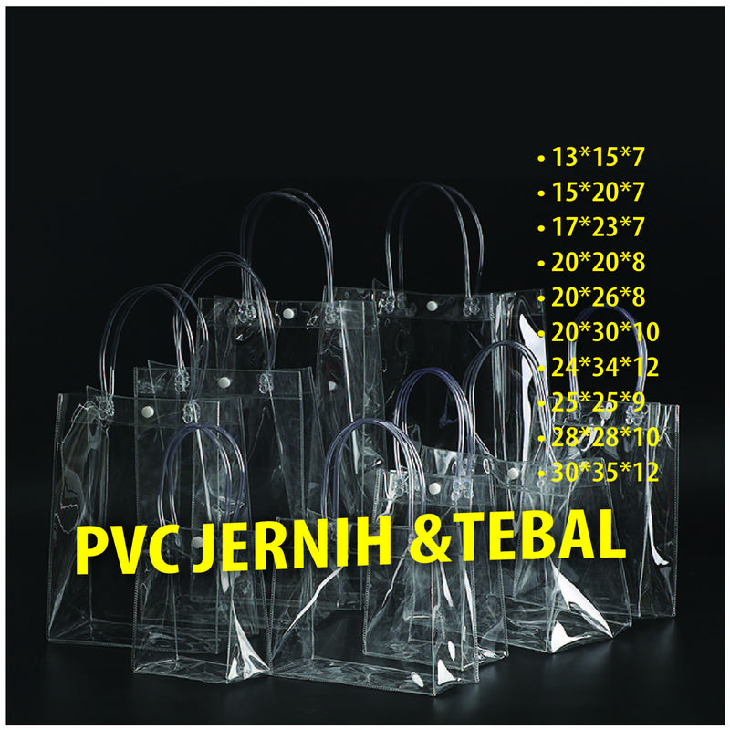 CosyCorner Beg PVC Transparent | Design Bertangkup Butang & Kuat ...