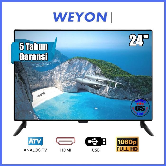 Jual PREMIUM PROMO - Beli TV Fre Bracket Dinding TV LED analog 24 inch ...