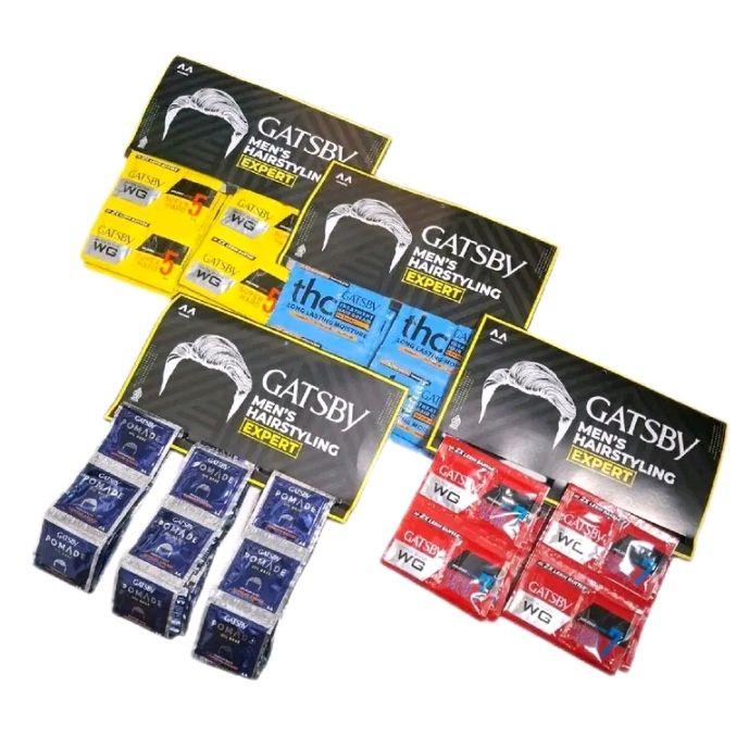 Gatsby Pomade Renceng/Minyak Rambut Pria/Gatsby Biru Kuning Merah ...