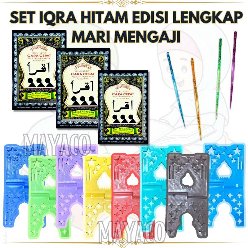 Iqra Hitam Al-Iqraa Iqraa Edisi Lengkap 1 Hingga 6 Harga Termurah ...