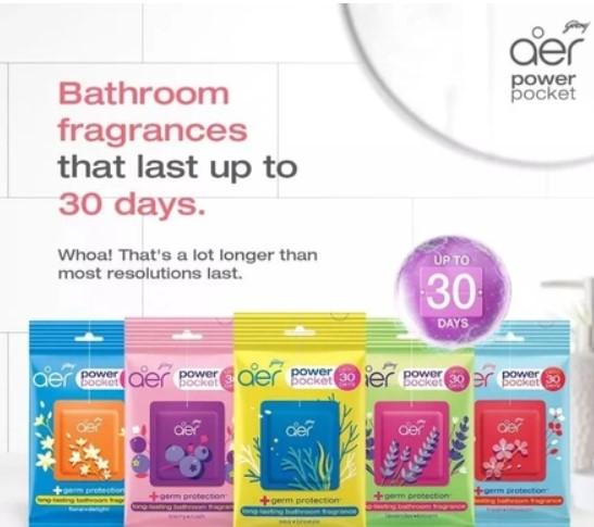 GODREJ AER POWER POCKET BATHROOM FRAGRANCE 10G LEMON - TikTok Shop Malaysia