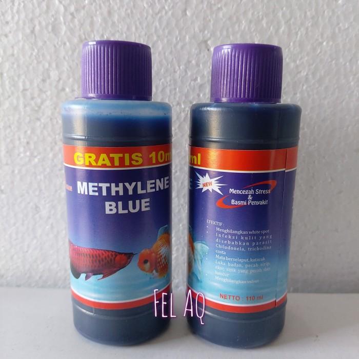 Matline Blue 120ml Obat Ikan Whitespot Jamur Methylene Blue - Shop ...