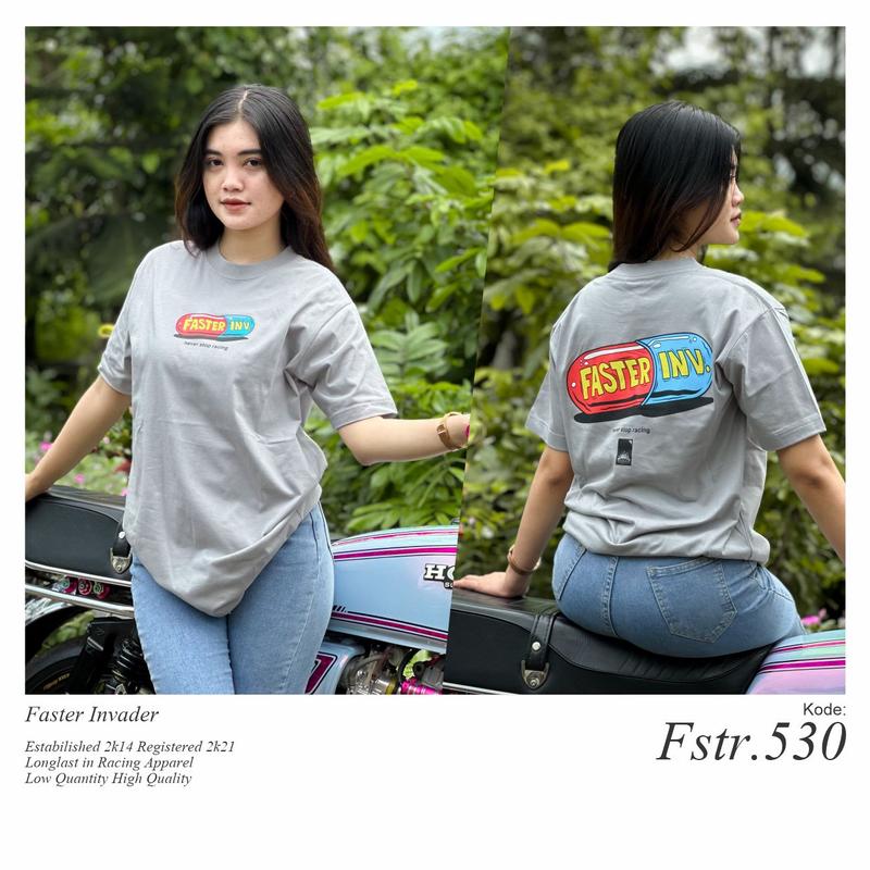 Kaos Faster Invader Capsule Design FSTR 530 - Shop | Tokopedia