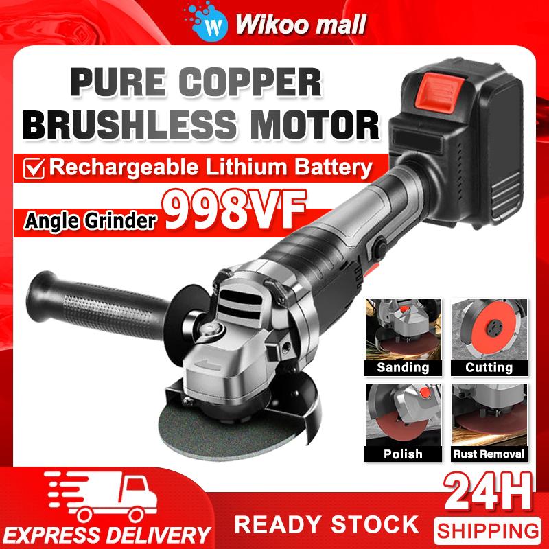 998VF Cordless Angle Grinder Brushless Portable Grinder Machine ...