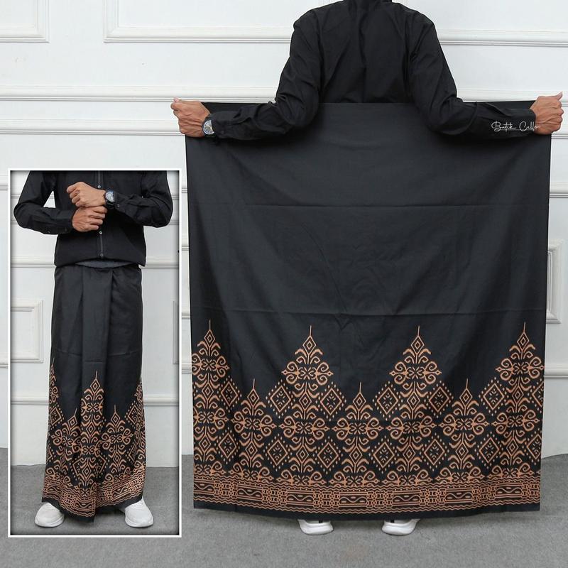 Sarung Batik Motif Pagaralam Kain Katun Poly Tebal Halus Ukuran Remaja ...