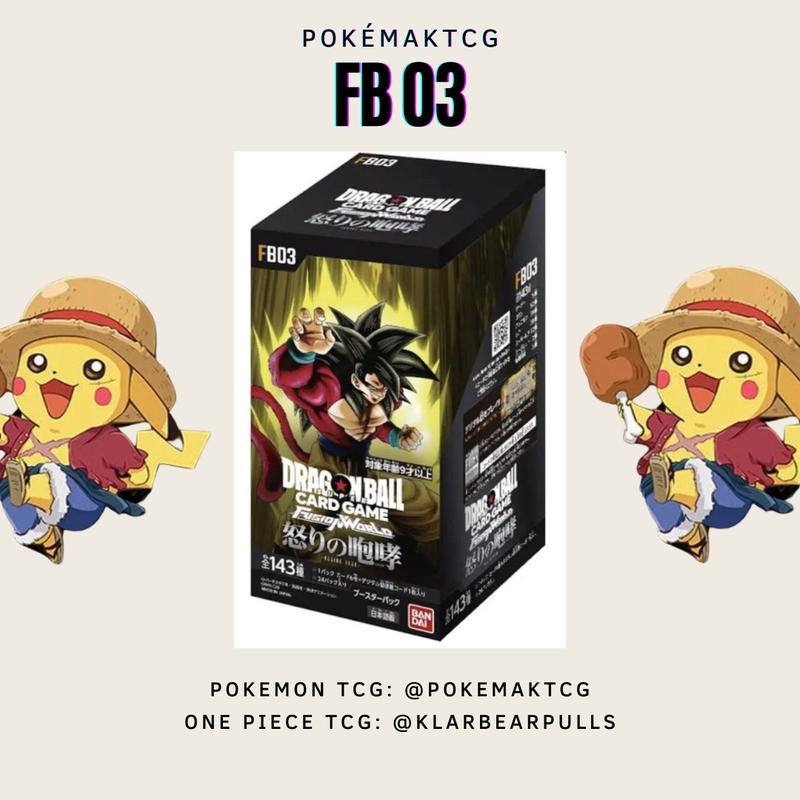 [Dragon Ball Fusion World] FB-03: Raging Roar Booster Boxes - TikTok ...