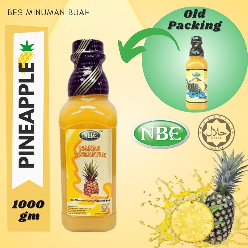 NBE - BES MINUMAN BUAH NANAS / PINEAPPLE FRUIT DRINK BASE 1000gm ...