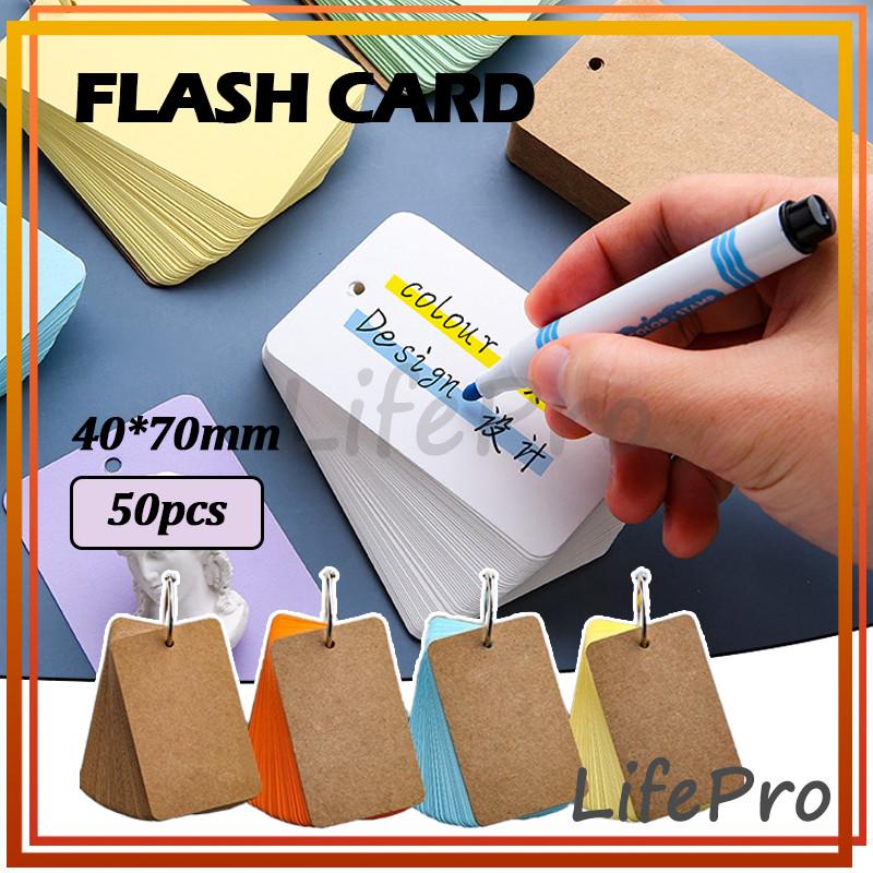 Flash Card Ring Notes Ring Memo Ring / Flash Card / Flash Card - Shop ...