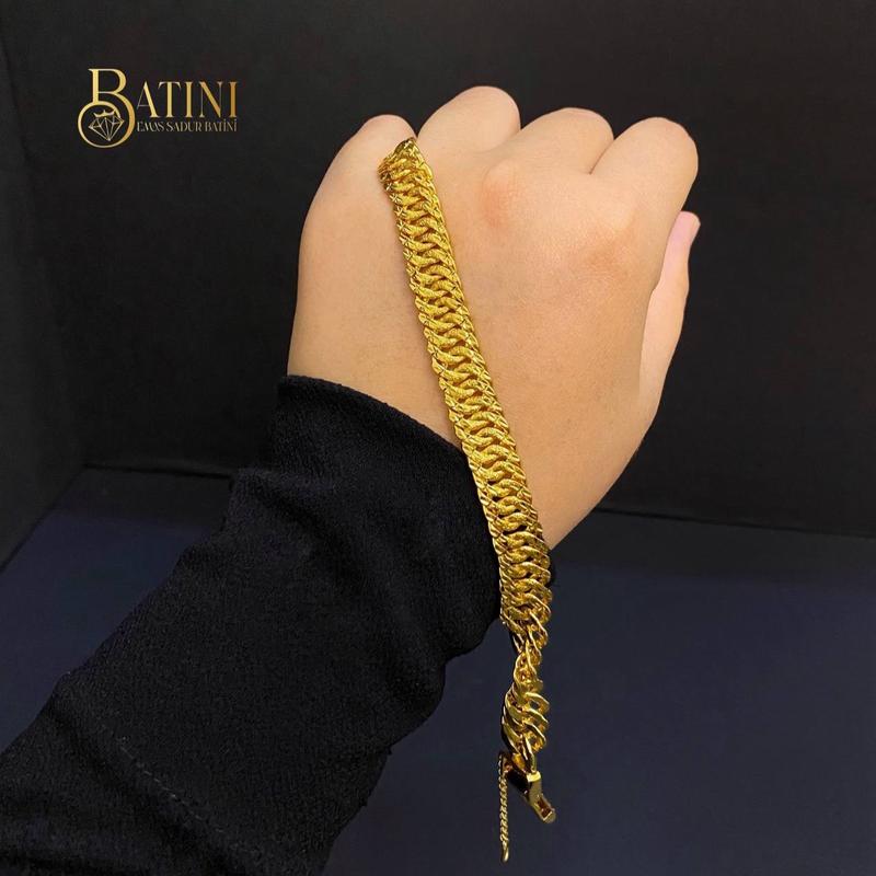 Gelang Tangan Lipan Kait 2 - 1cm | 1.5cm | Emas Sadur Batini - TikTok ...