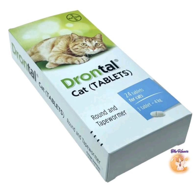 (The Ham's) Drontal Cat|Obat Cacing Kucing 1 TABLET | Obat Drontal ...