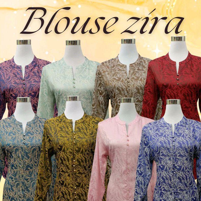 Blouse (ZIRA SONGKET )Lady's Florale Songket Kain Sejuk & Selesa ...