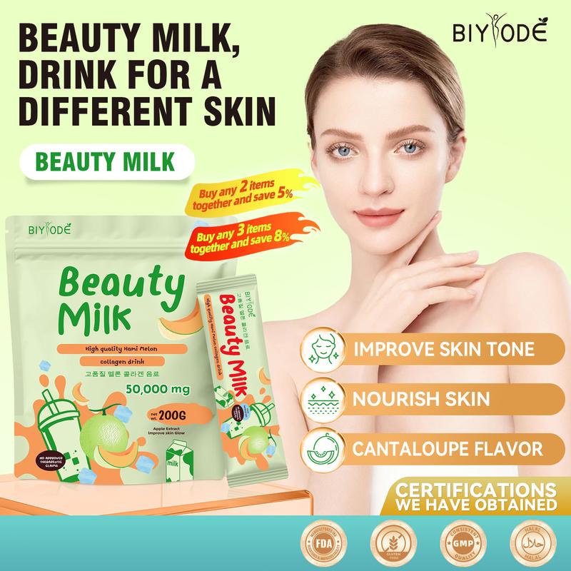BIYODE Beauty Milk 5959mg collagen 33980mg glutathione vitamin D ...