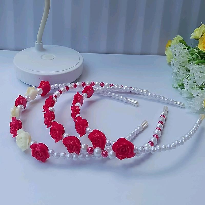 Bando Kemerdekaan Mawar Merah Putih Edisi Headbands Hadiah Souvenir ...