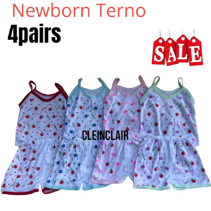 4pairs Assorted Design Terno fo baby girl Newborn infant bab - TikTok ...
