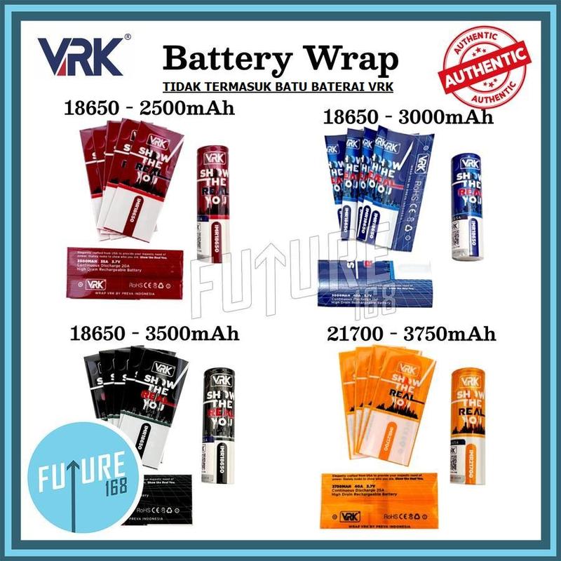 Plastik Wrap VRK Battery Wrap 18650 21700 ORIGINAL 100% Plastik - Shop ...