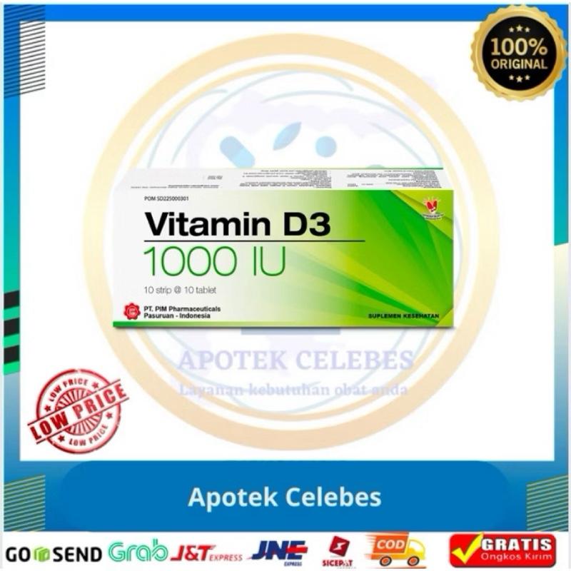 Vitamin D3 Pim Strip 1000 IU - 10 Tablet - Shop | Tokopedia