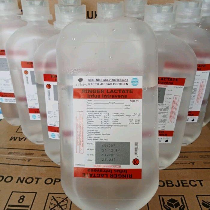 Cairan RL Otsu-ka 500ml 1 Karton Isi 20 Botol - Shop | Tokopedia