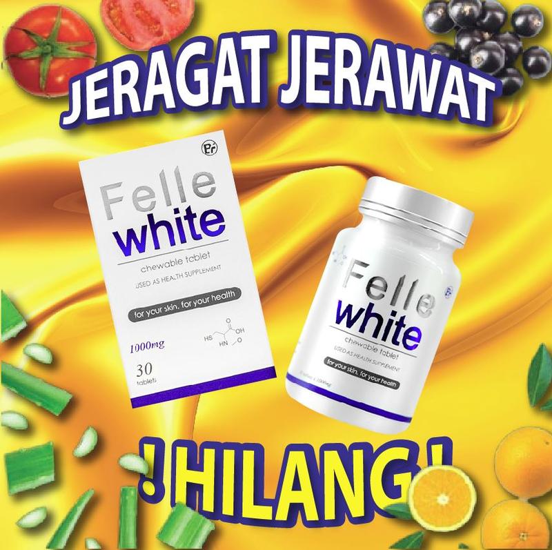 Fellewhite Booster Ubat Putih Seluruh Badan Vitamin 1 - Mencerahkan ...