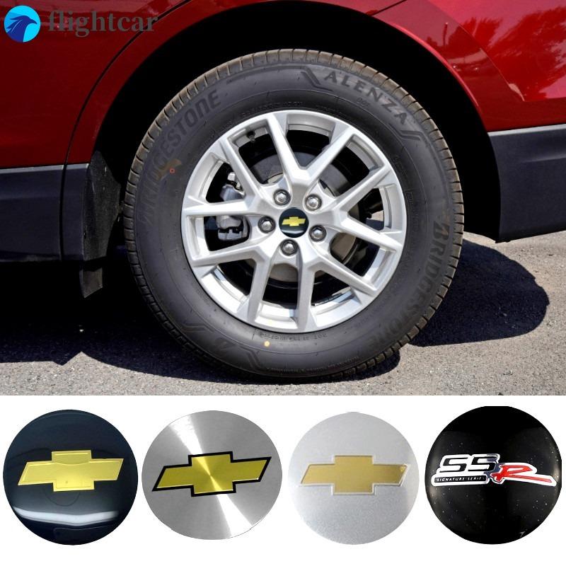 FT 4Pcs/Set Chevrolet Car Hub Stickers Wheel Center Caps Decals ...