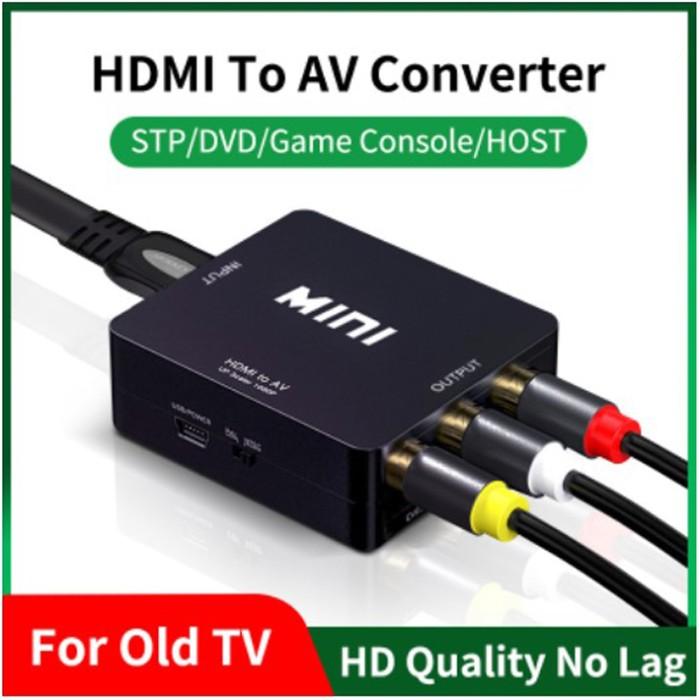Promo Mini Box HDMI2AV / HDMI TO AV RCA Converter Adaptor / Mini ...