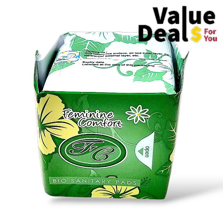 FC Bio Herbal Sanitary Pads Pantiliner Comfort for Women's Reproductive ...